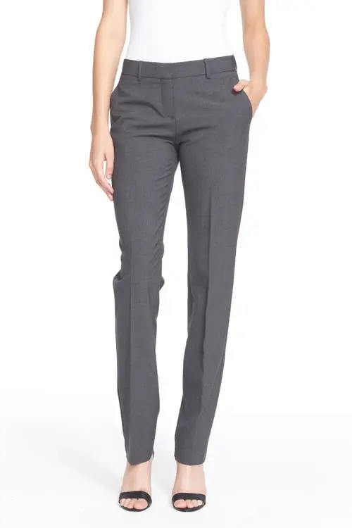 Theory Stretch Wool Slim Fit Trousers