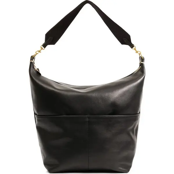 Clare V. Sophie Leather Hobo Bag