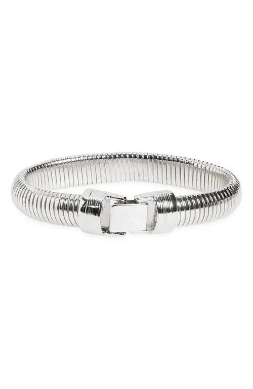 OPEN EDIT Omega Chain Bracelet - Silver