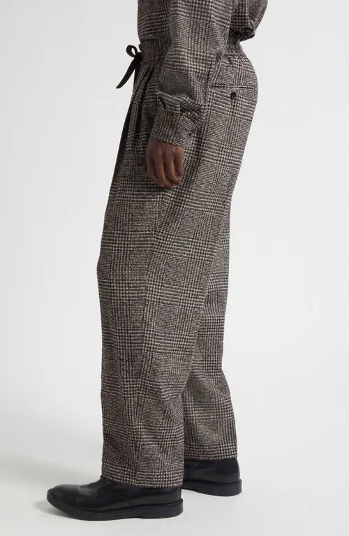 Dolce & Gabbana Glen Plaid Wool & Alpaca Blend Pants