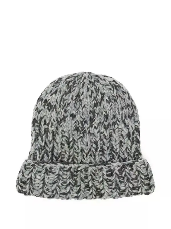 GANNI Knitted Hat - Grey