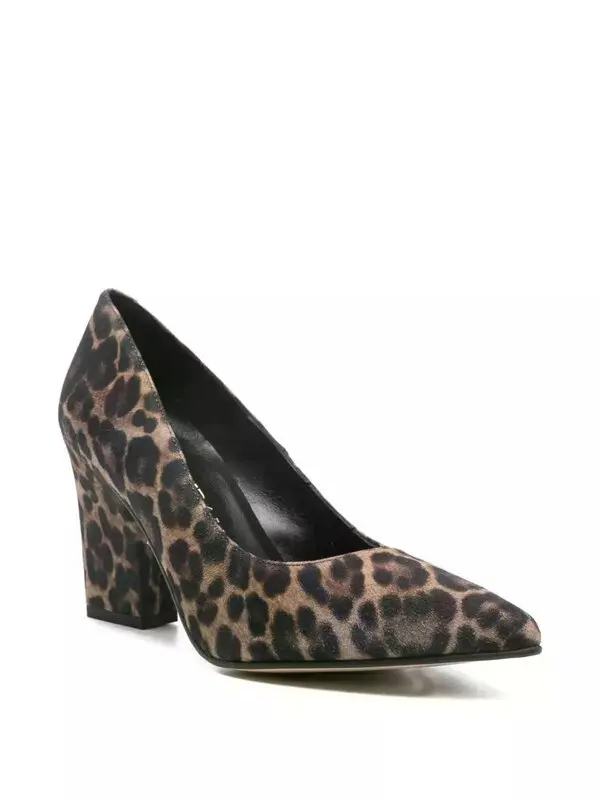 PEDRO MIRALLES Leopard Print Pointed-toe Pumps
