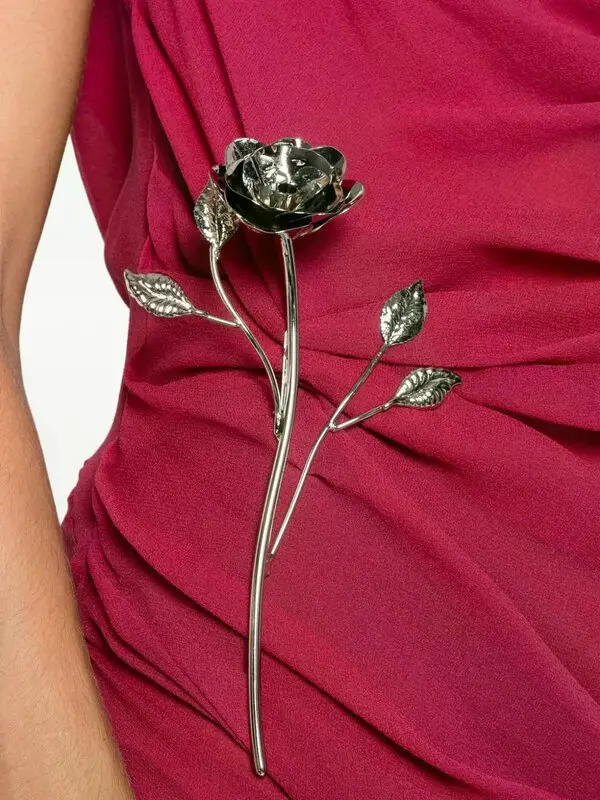 Giuseppe Di Morabito Floral-appliqué Ruched Dress