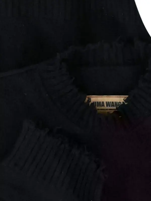 UMA WANG Frayed Cashmere Sweater