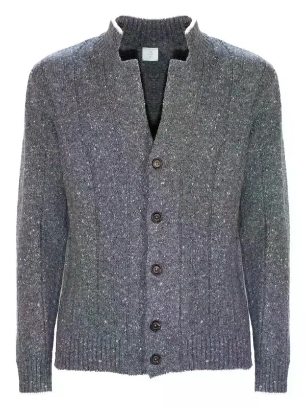 Eleventy Wool-cashmere Blend Cardigan