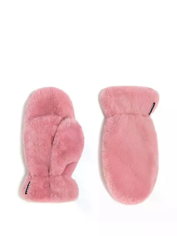 Apparis Coco Faux-fur Mittens - Pink