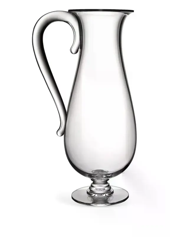 ALESSI Dressed Transparent Pitcher - White