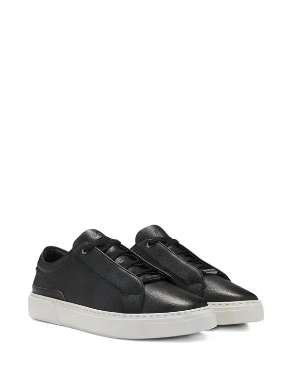 BOSS Low-top Leather Sneakers