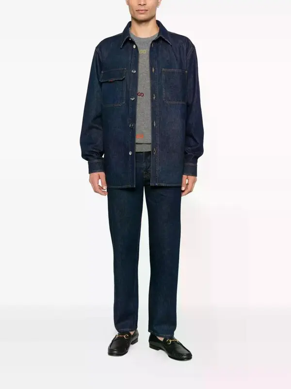 Gucci Button-fastening Denim Shirt