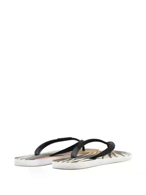 Roberto Cavalli Printed Flip-flops
