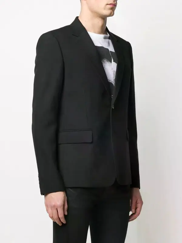 Saint Laurent Single-breasted Blazer - Black