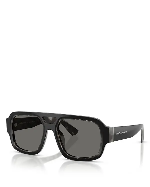 Dolce & Gabbana Square Sunglasses, 55mm - Grey