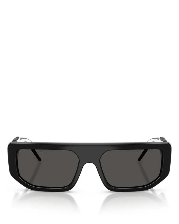 Dolce & Gabbana Rectangular Sunglasses, 56mm