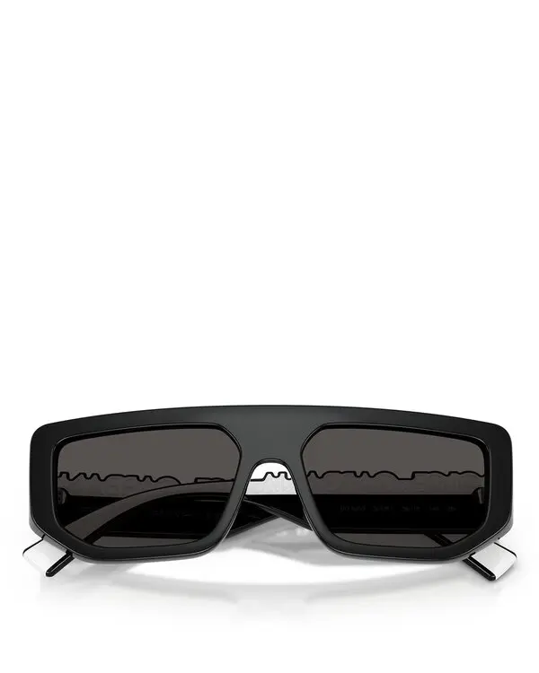 Dolce & Gabbana Rectangular Sunglasses, 56mm
