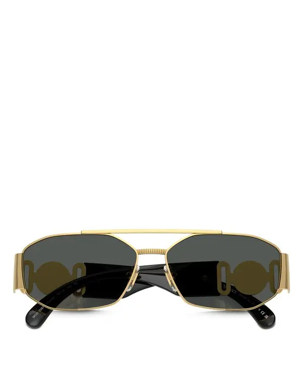 Versace 58mm Aviator Sunglasses
