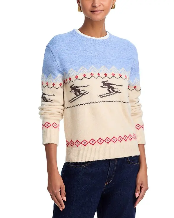 Aqua Ski Graphic Sweater
