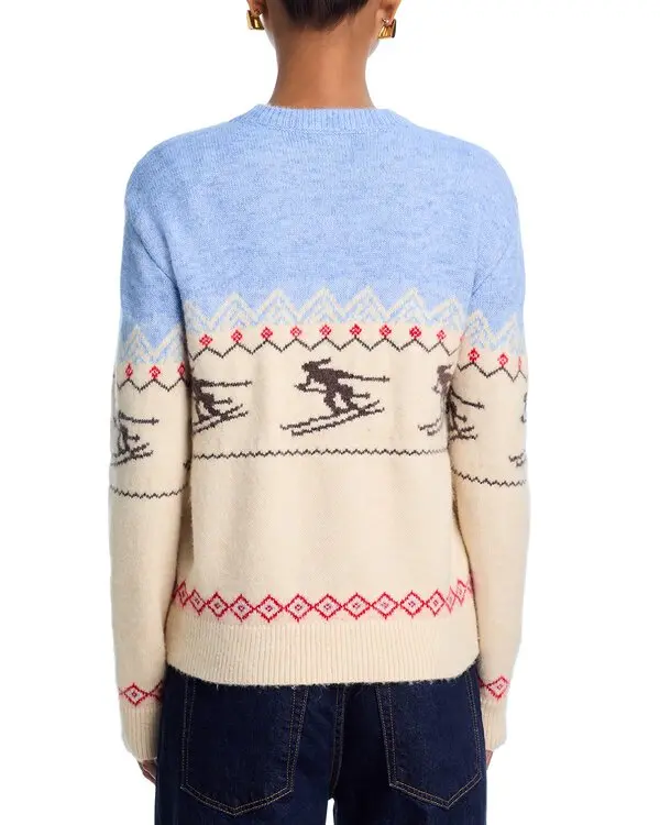 Aqua Ski Graphic Sweater