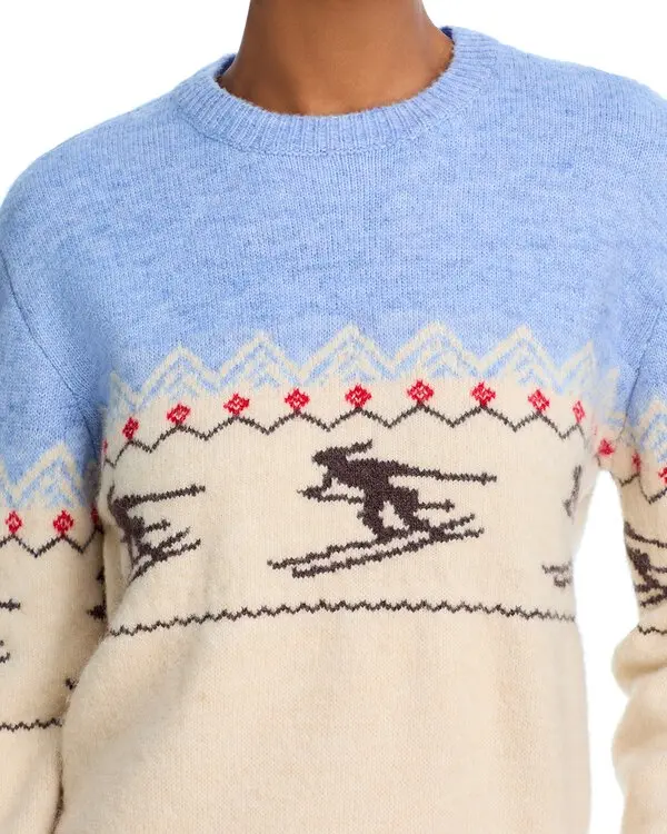Aqua Ski Graphic Sweater