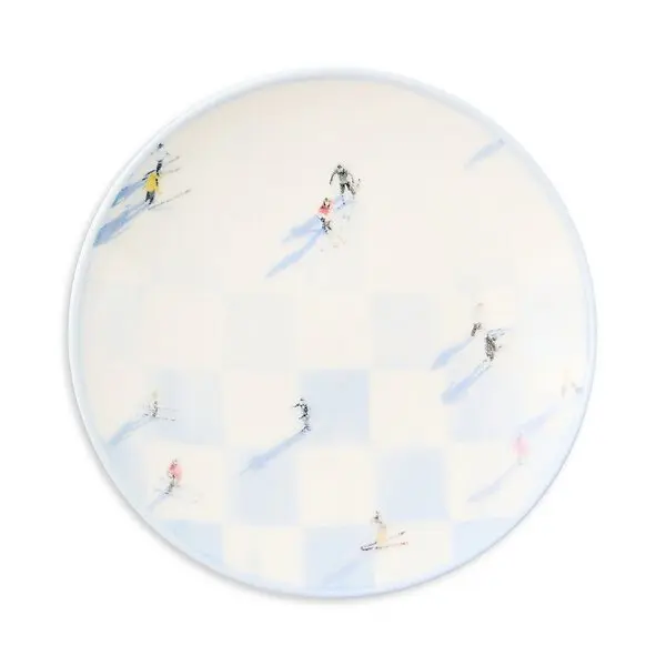 MACKENZIE-CHILDS Gray Malin Ski Holiday Appetizer Plates, Set Of 4 Exclusive - No Color