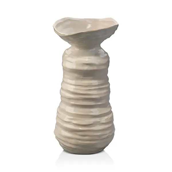 JAMIE YOUNG CO. Marine Ceramic Decorative Vase - Cream