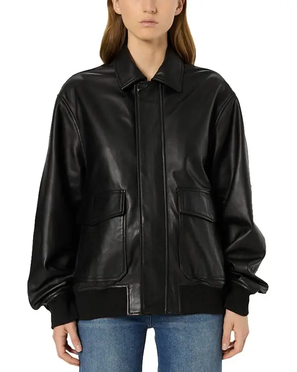 Gerard Darel Nima Leather Jacket