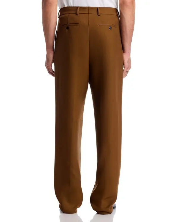 Ami Wide Fit Wool Trousers