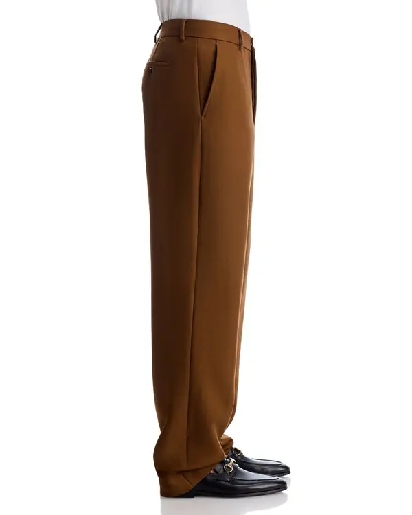Ami Wide Fit Wool Trousers