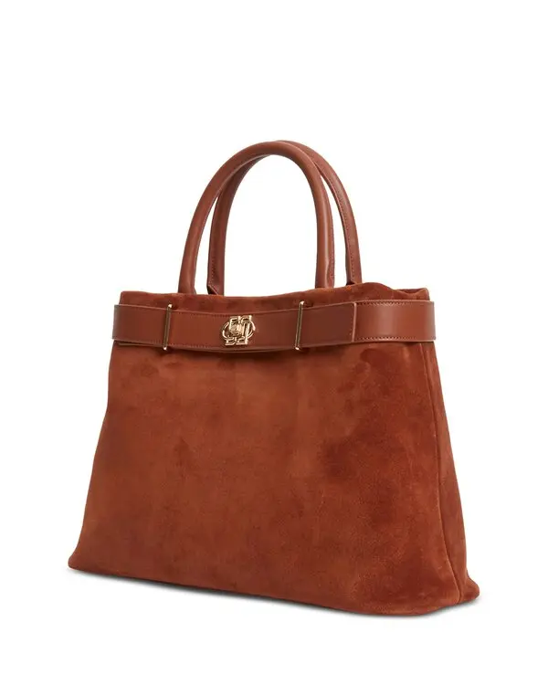 Simkhai Roan Suede Top Handle Tote