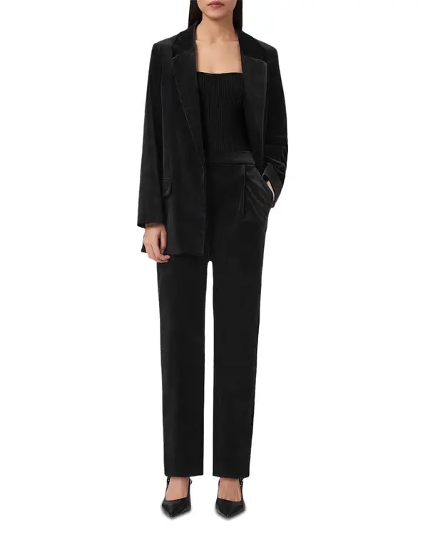 ALLSAINTS Aleida Velvet Blazer