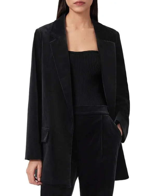 ALLSAINTS Aleida Velvet Blazer