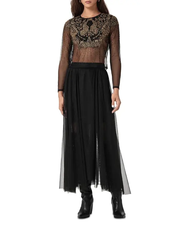 ALLSAINTS Ally Tulle Skirt