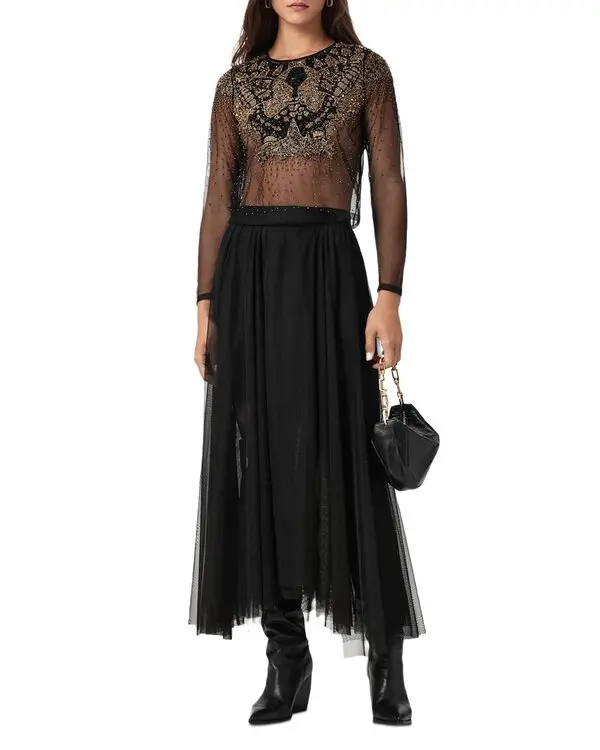ALLSAINTS Ally Tulle Skirt