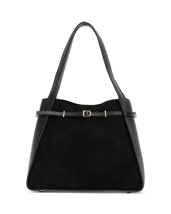 Simkhai Cleo Suede Handbag - Black