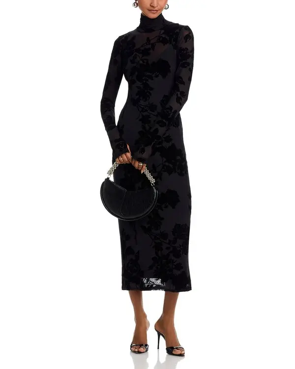 AFRM Shailene Midi Dress - Cascade Roses