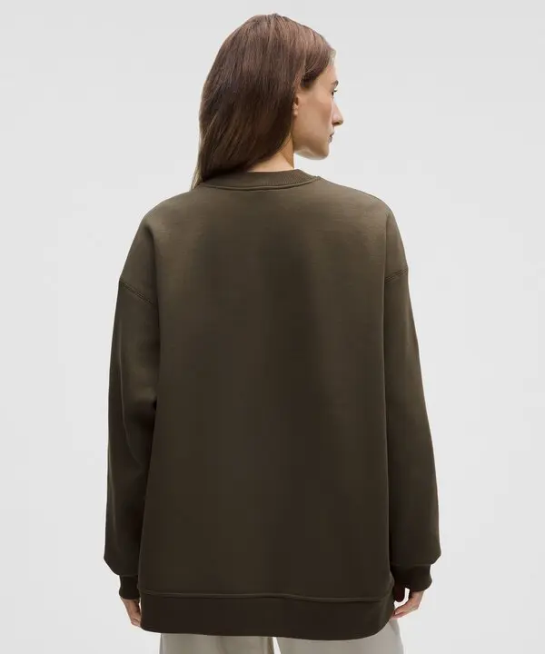 Lululemon Ultra-oversized Crewneck Sweatshirt - Olive Brown