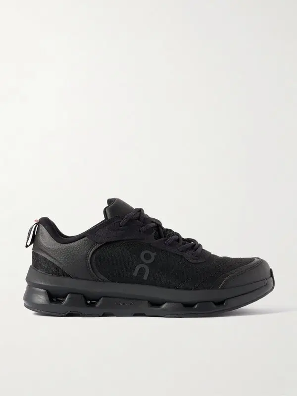 On Zendaya Cloudzone Moon Rubber-trimmed Mesh Sneakers - Black