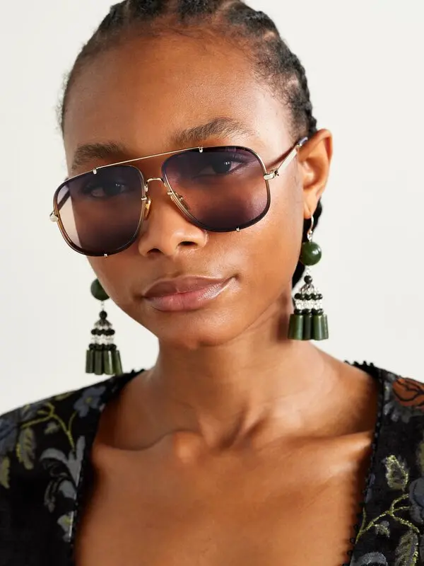 Chloé Ivy Aviator-style Sunglasses