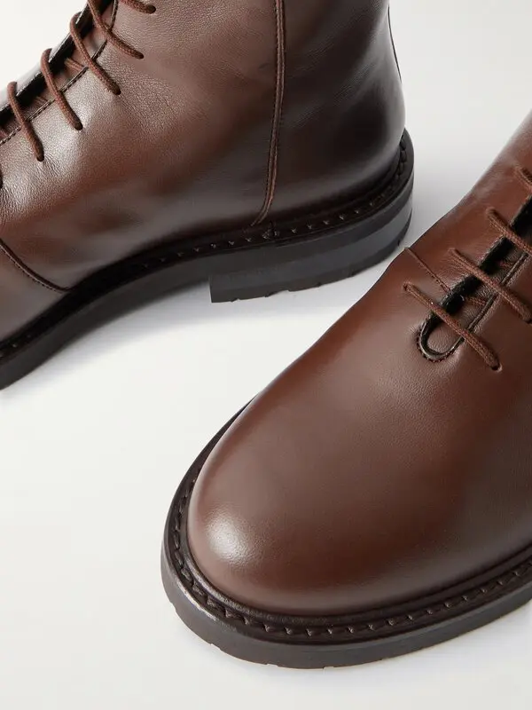 Legres 08 Leather Ankle Boots - Brown
