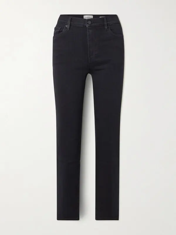 FRAME Le Sleek High-rise Straight-leg Jeans
