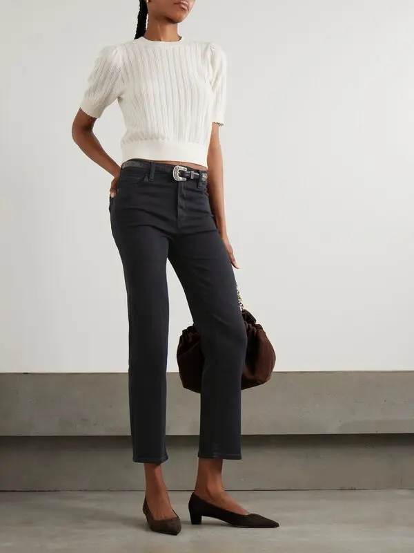 FRAME Le Sleek High-rise Straight-leg Jeans