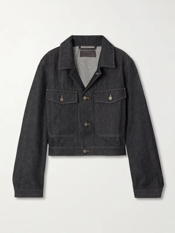 LEMAIRE Cropped Organic Denim Jacket