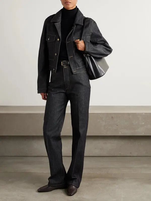 LEMAIRE Cropped Organic Denim Jacket