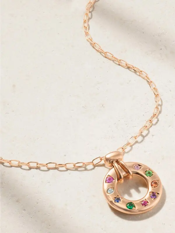 Pomellato Iconica Reversible Multi Stone Necklace - Gold