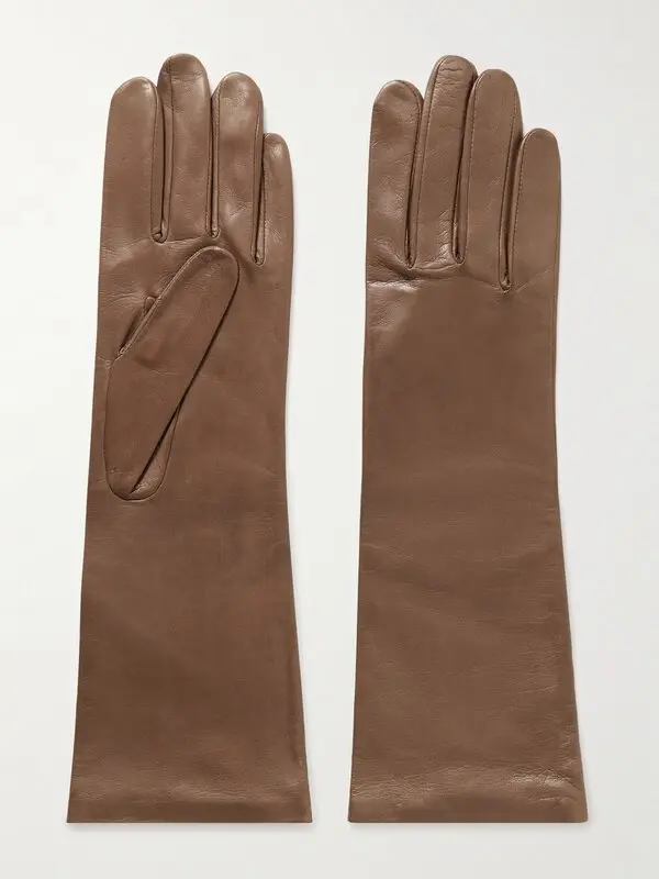 AGNELLE Celia Leather Gloves