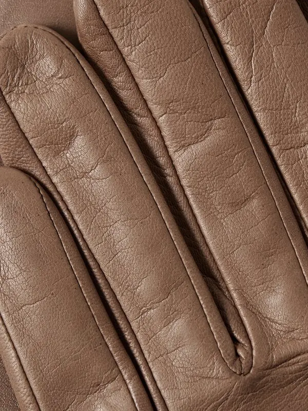AGNELLE Celia Leather Gloves