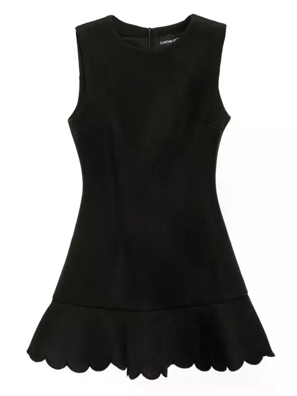 Cynthia Rowley Scallop Flounce Dress