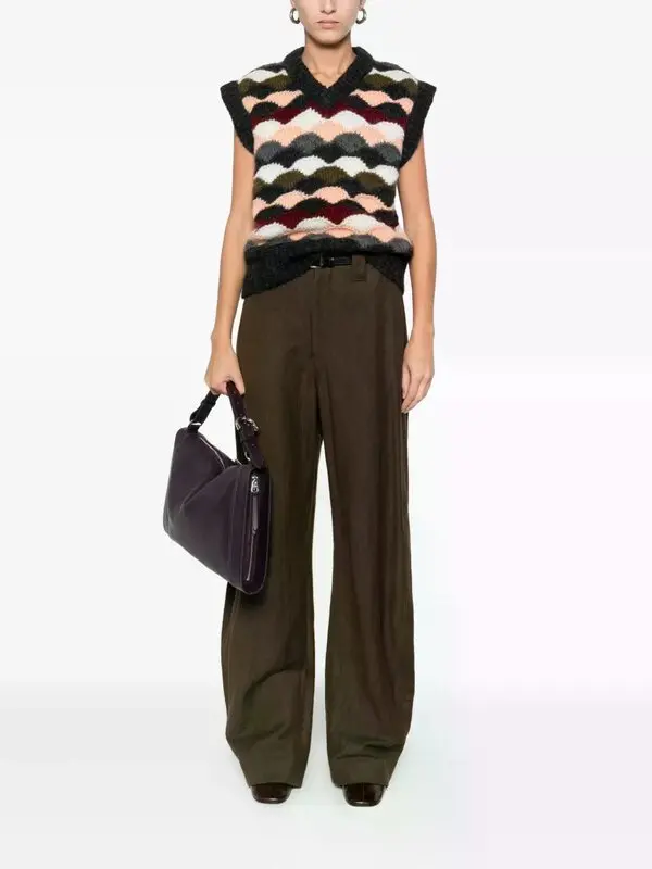 Alanui Chevron Knitted Vest