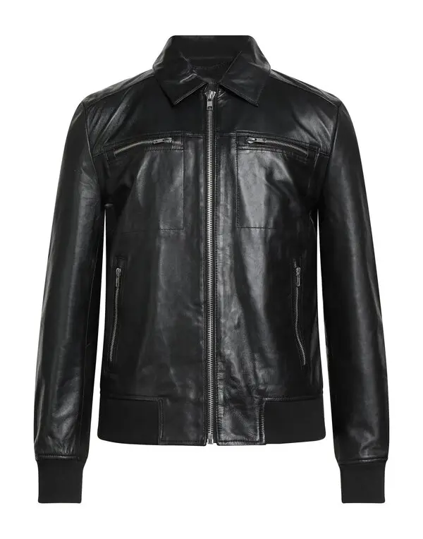 MUUBAA Sheepskin Biker Jacket