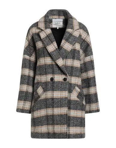 Ba&sh Tartan Flannel Double-breasted Coat