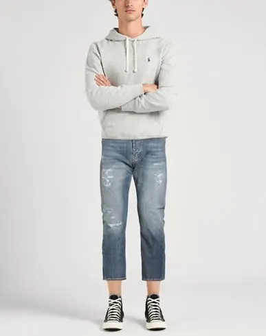 LIU •JO MAN Tapered Jeans With Distressed Detailing